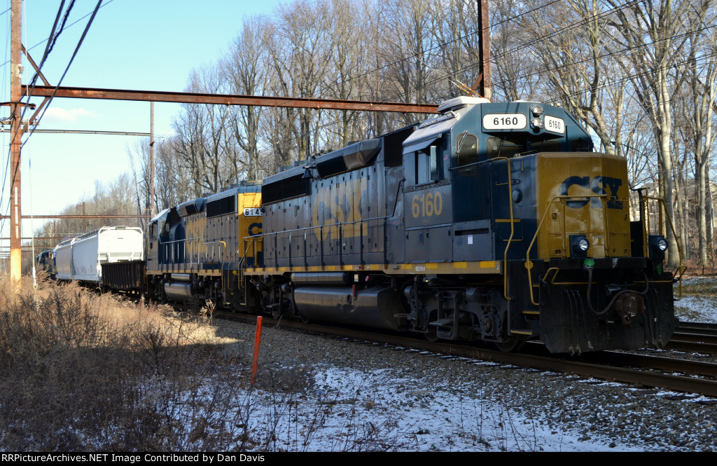 CSX GP40-2 6160 brings up the rear of C770-22